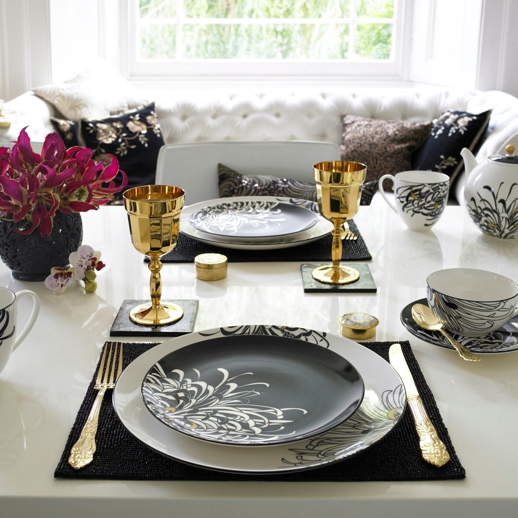 Denby Monsoon Chrysanthemum Dinnerware Boxed Set, 16-Piece – BigaMart