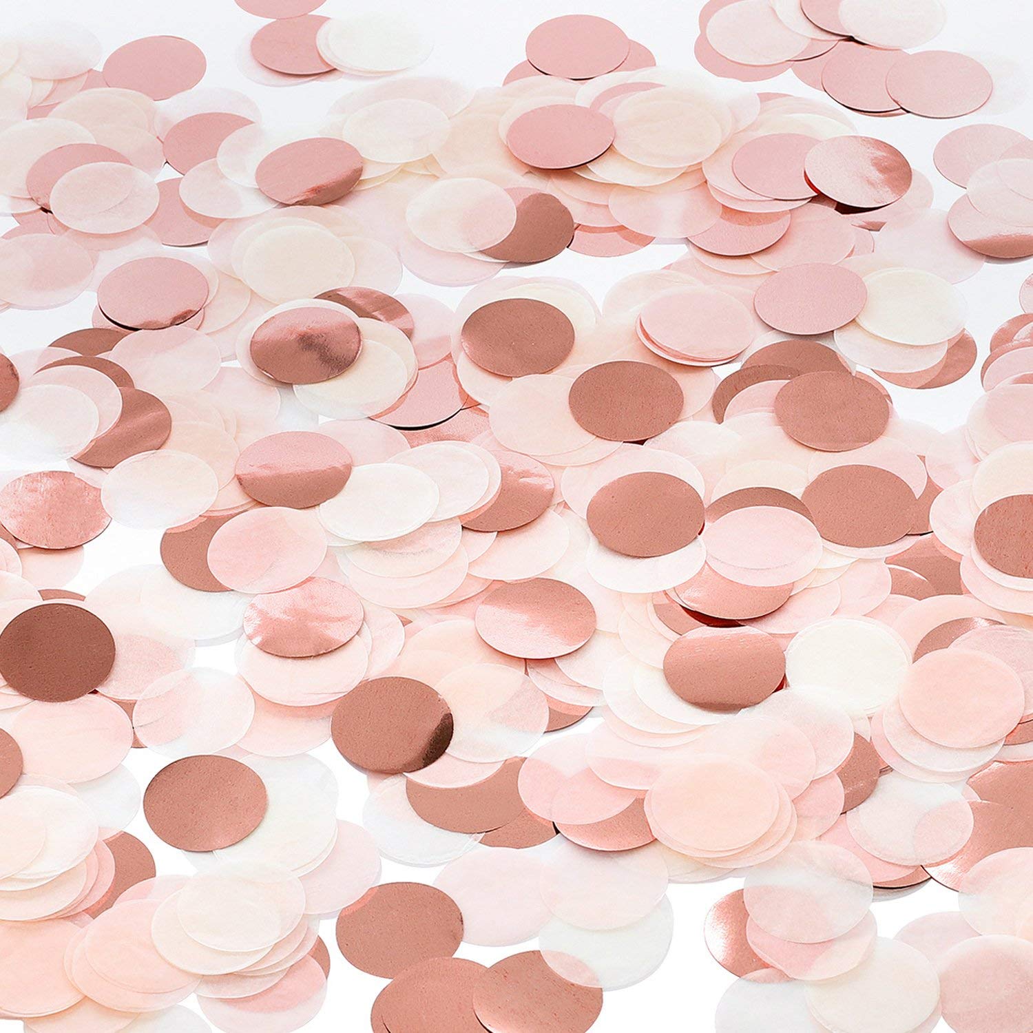 Whaline 1 Inch Paper Confetti Round Tissue Confetti 6000 Pieces Party ...